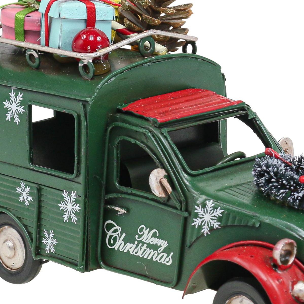 Floristik24.ch Weihnachtsdeko Auto Weihnachtsauto Vintage Grün L17cm ...