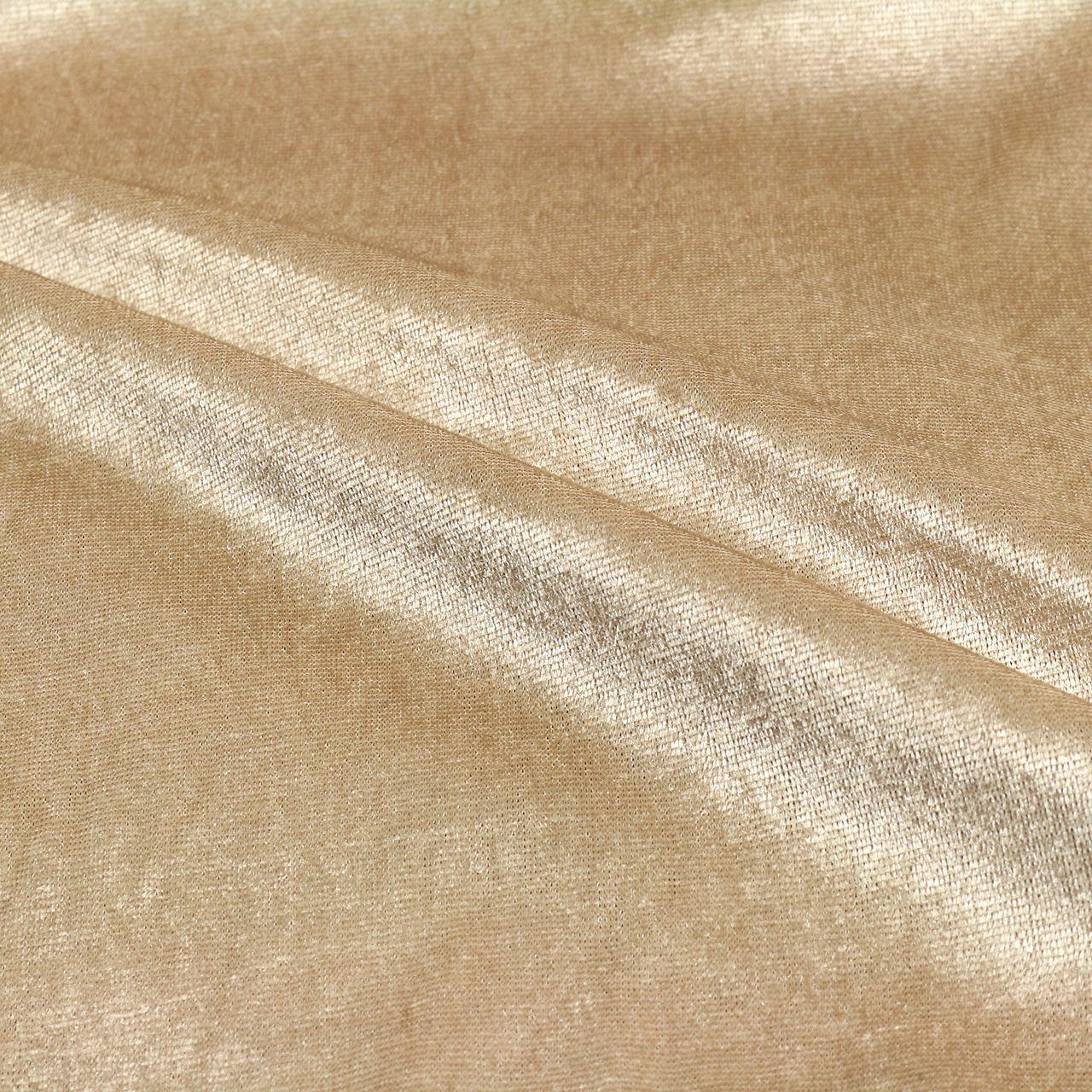 Floristik24.ch Dekostoff Velvet Sand 140cm x 300cm-7390-140-SAND