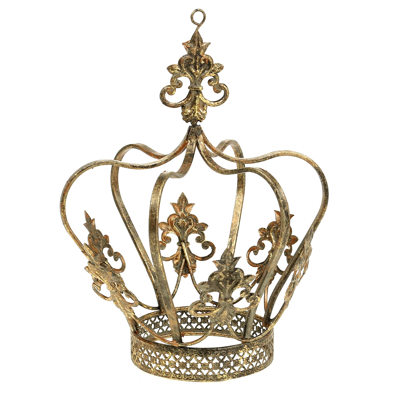 Floristik24.ch Krone Gold Antik Ø17,5cm H22,5cm-88800