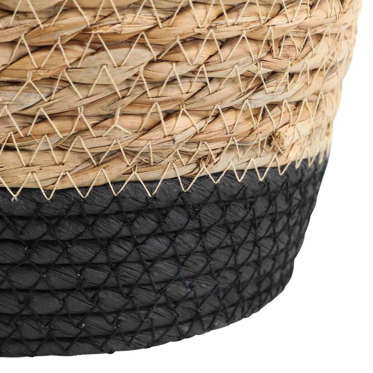 Floristik24.ch Pflanzkorb Übertopf Seegras Korb Deko Natur Ø26cm H23cm