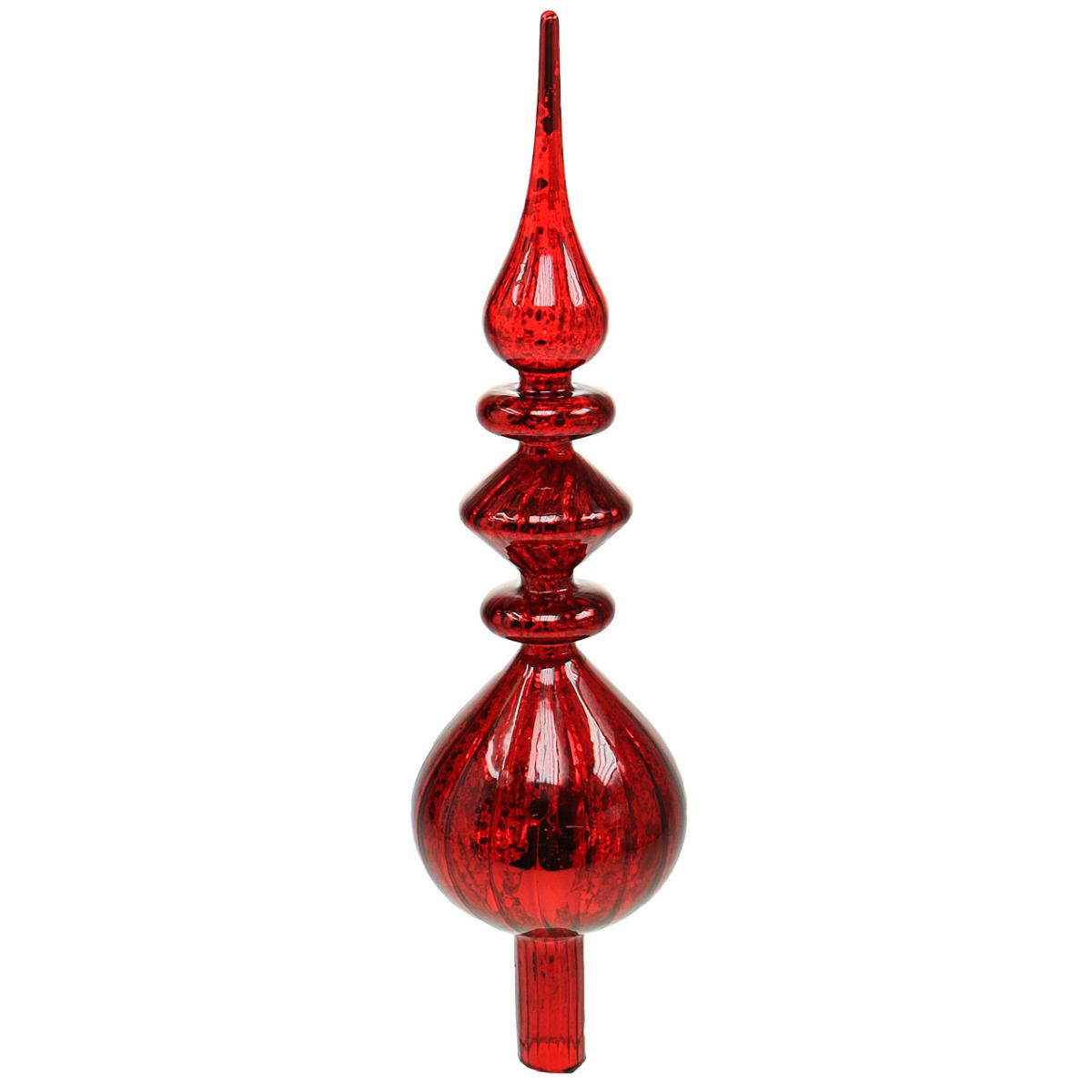 Floristik24.ch Baumspitze Rot Glas Deko Weihnachten Spitze Christbaum ...