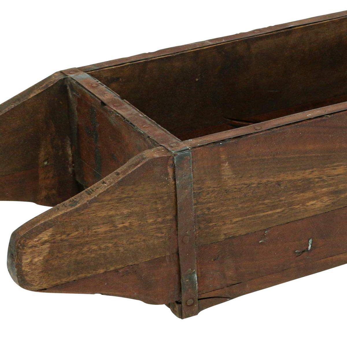 Floristik24.ch Vintage Holzkiste Pflanzkasten Ziegelform Holz 42×14,5cm